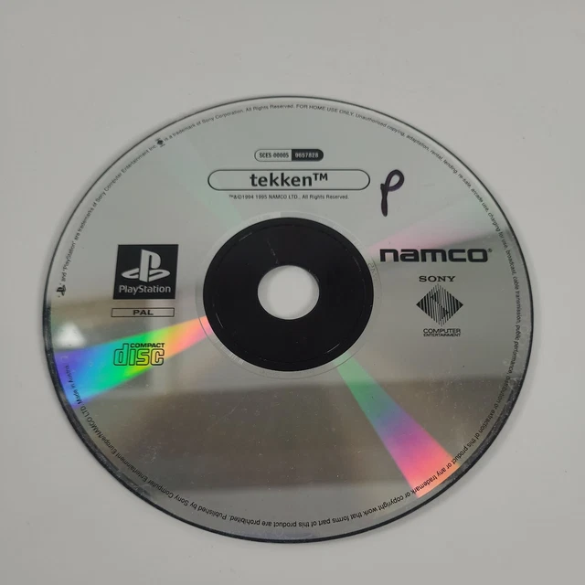 *DISC ONLY* TEKKEN Playstation PS1 Fighting Beat 'Em Up Video Game PAL ...