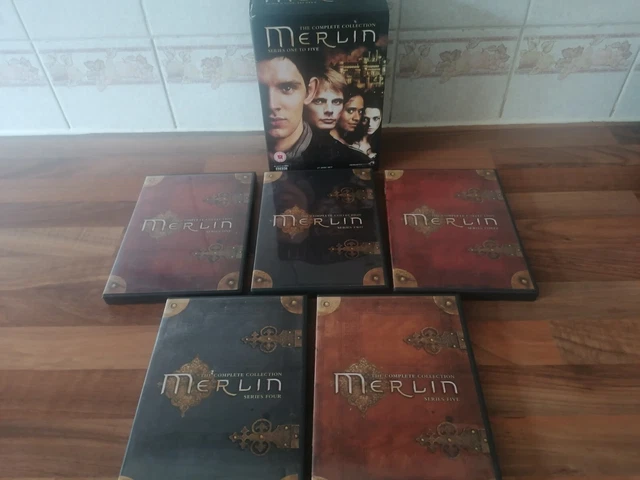 MERLIN COMPLETE Collection Series 1-5 DVD Box Set £37.99 - PicClick UK