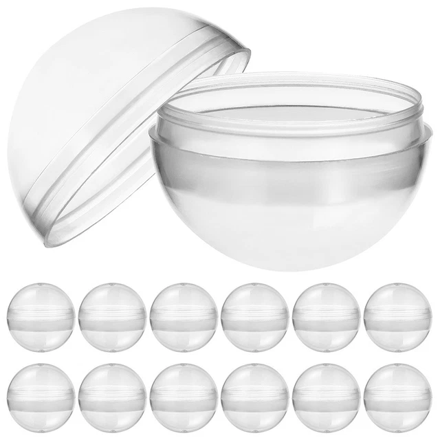 100PCS VENDING MACHINE Round Clear Containers Easter Clear Ball $31.38 ...