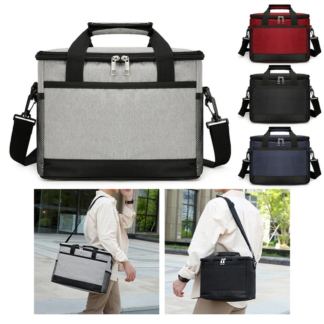 LARGE CAPACITY INSULATED Lunch Box Cooler Bags for Outdoor For Camping ...
