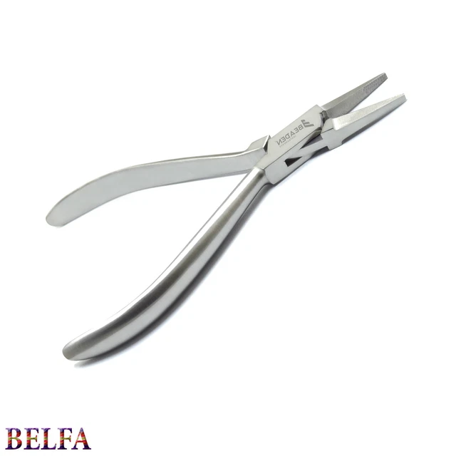 PINZE AD ANELLO per legatura ortodontica naso piatto dentale 13,5 cm ...