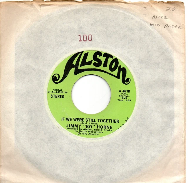 JIMMY &BO& HORNE:IF it were still together/Two people in love:US Alston ...