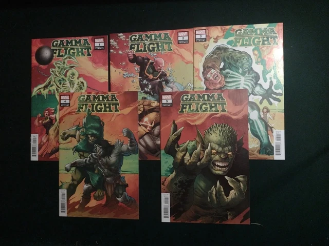 GAMMA FLIGHT #1-5 Complete Set (2021) Connecting Variants Marvel Comics ...