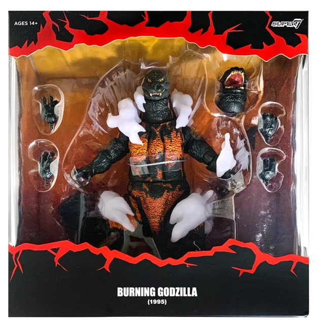 GODZILLA TOHO ULTIMATES Burning Godzilla Action Figure Super7 2023 NEW ...