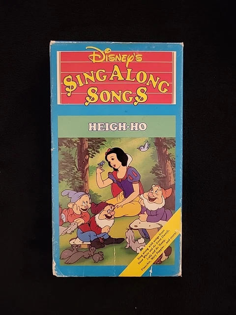 DISNEYS SING ALONG Songs - Snow White: Heigh-Ho (VHS, 1994) £3.24 ...
