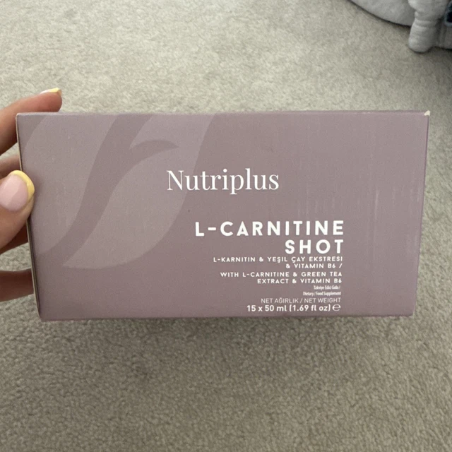 NUTRIPLUS L-CARNITINE SHOT Green Tea Farmasi 15 Shots FREE DELIVERY £18 ...
