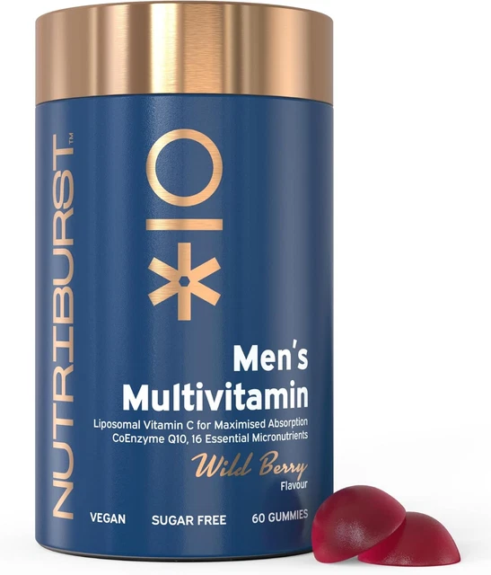 NUTRIBURST MEN’S MULTIVITAMIN - Immune System & Mental Performance ...