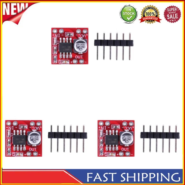 LM4871 PLACA AMPLIFICADORA Unicanal 3W DC 3V-5V Para Altavoces ...