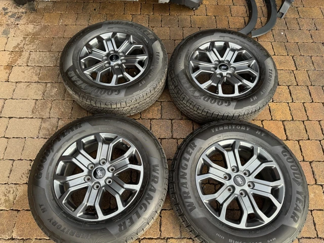2024 NEW Ford Ranger Wildtrak 18 Inch Alloy Wheels /Tyres Set Of 4. 100 ...