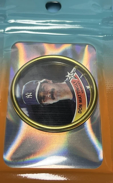 1989 TOPPS COINS New York Yankees carte de baseball #43 Don Mattingly ...