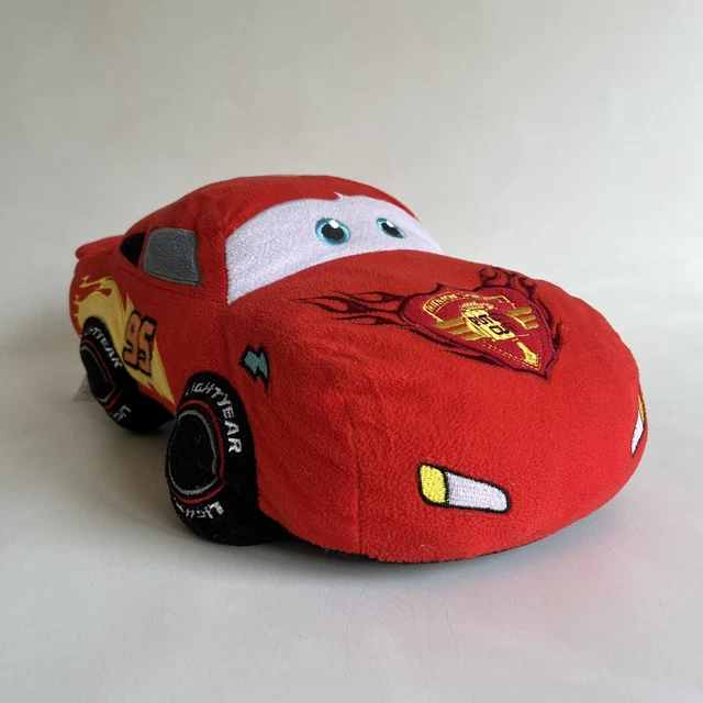 DISNEY PIXAR CARS Lightning McQueen Plush Soft Toy Car Character 16” £ ...
