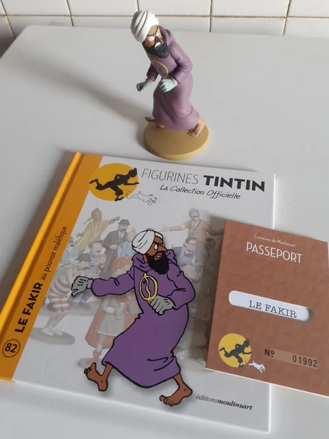 FIGURINE TINTIN COLLECTION Officielle N° 82 LE FAKIR AU POUVOIR ...