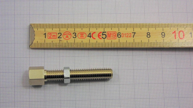 LA VIS DE Réglage M8x45 Câble Frein trike oldtimer 6kant Inoxydable 1A Qualité EUR 10,25 ...