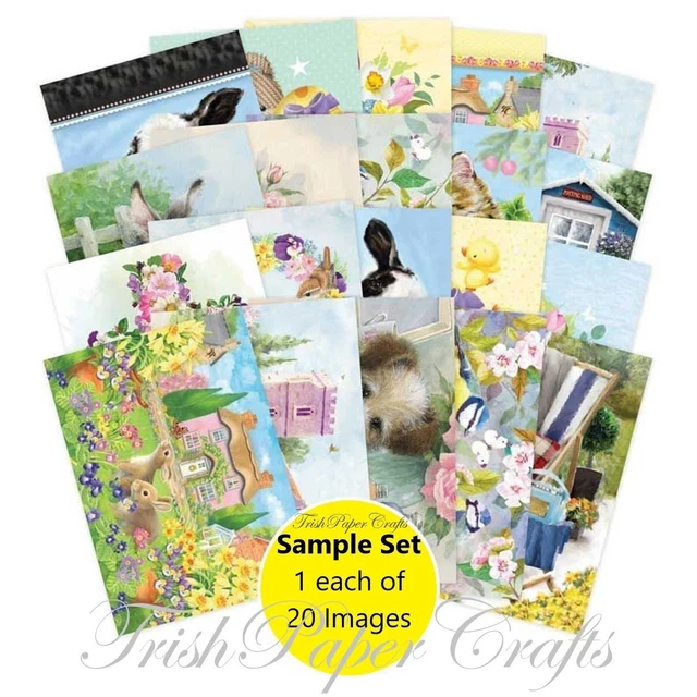 SAMPLE SET OF 20xA6 Sheets ~ Hunkydory's *NEW* THE LITTLE BOOK OF HELLO ...