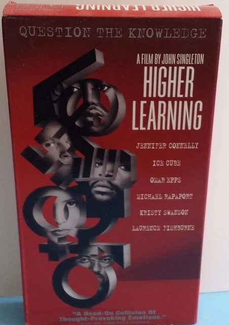 VHS HIGHER LEARNING John Singleton Jennifer Connelly Ice Cube Omar Epps ...