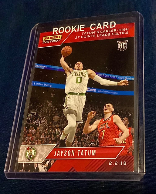 JAYSON TATUM ROOKIE 2018 Panini Instant Basketball /67 SP Boston ...