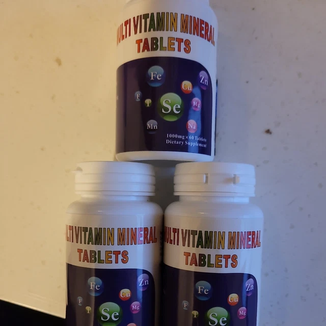 3PACK×60 HOTSALE MULTIVITAMIN &MINERAL IMMUNITE BOOSTING HEALTh FOOD ...