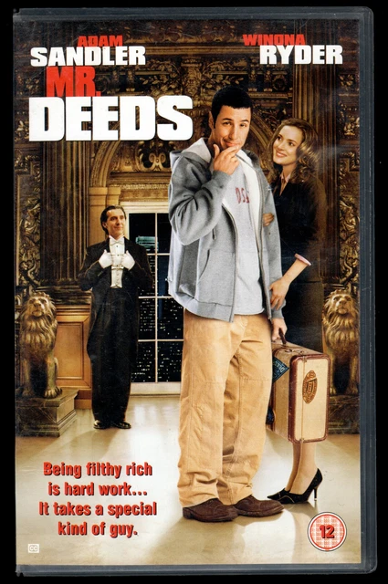 MR DEEDS ADAM Sandler Winona Ryder John Turturro Big Box VHS £6.99 ...