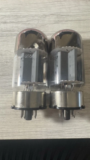 NOS PAIR GE 6550 / 6550A Triple Getter Legendary Power Tubes $450.00 ...