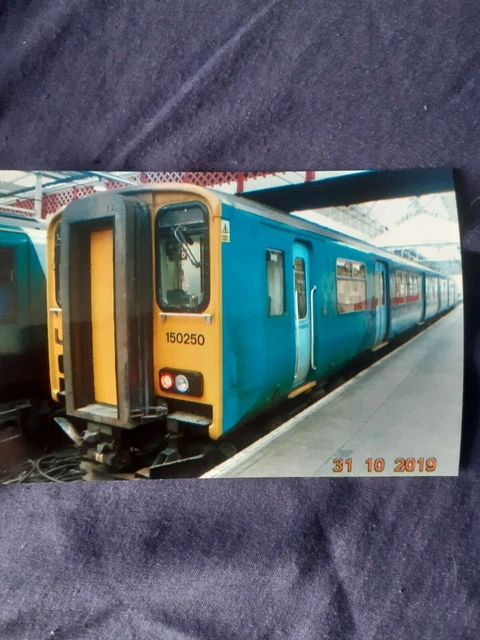 6X4 PHOTO OF Transport For Wales Class 150 in old Arriva Livery-150250 ...