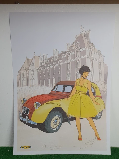 CITROEN 2CV PIN UP - affiche poster EUR 5,90 - PicClick FR