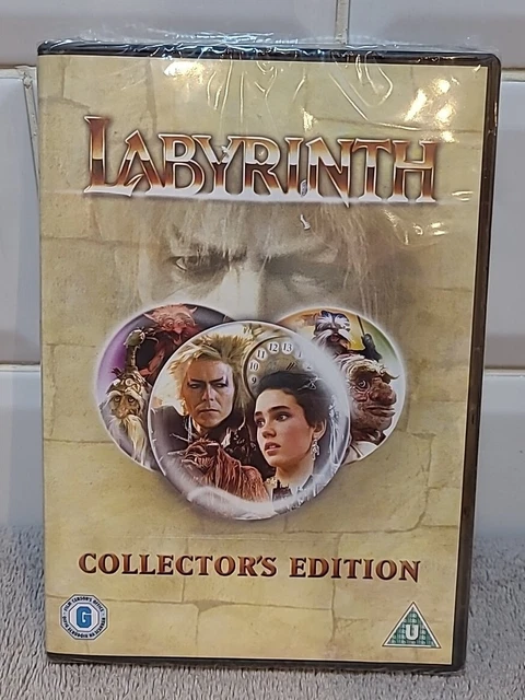NEW AND SEALED Labyrinth DVD Collectors Edition David Bowie, Jennifer ...
