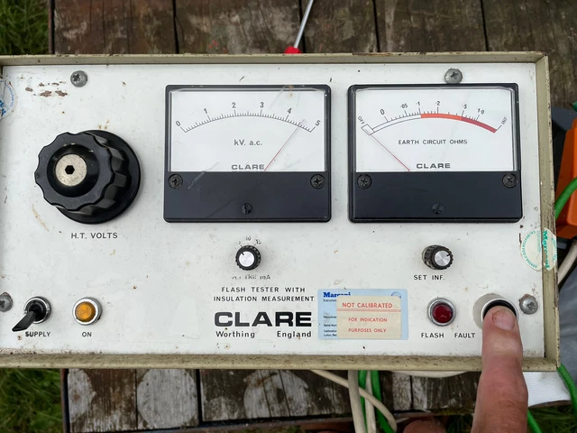 CLARE 5KV HIGH Voltage Hipot Tester Insulation Earth Circuit £100.00 ...
