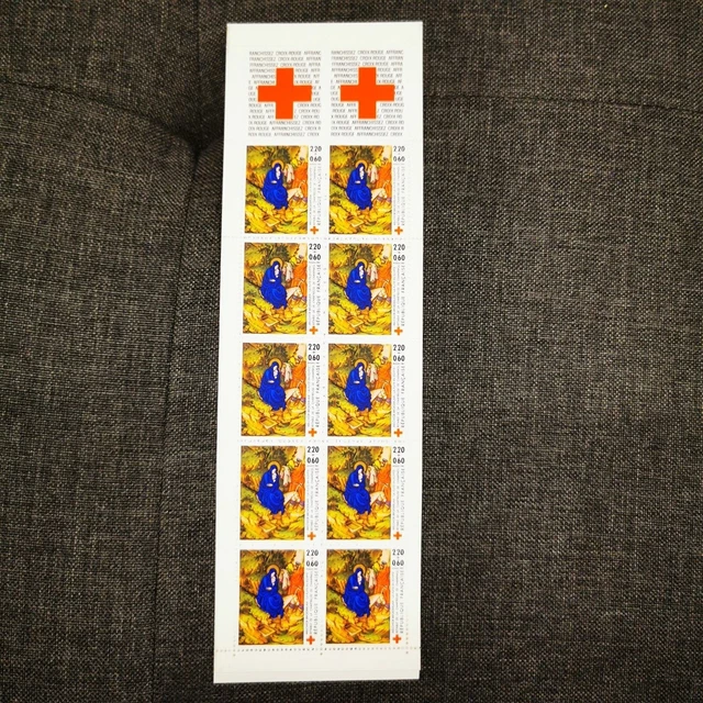 FRANCE BLOC CARNET CROIX ROUGE 1987 Melchior Broederlam ! NEUF ! Timbre Poste EUR 6,00 - PicClick FR