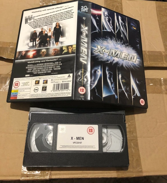 X-MEN {2000, VHS/PAL} Hugh Jackman. Vidéo Originale Ex-Location Grande ...
