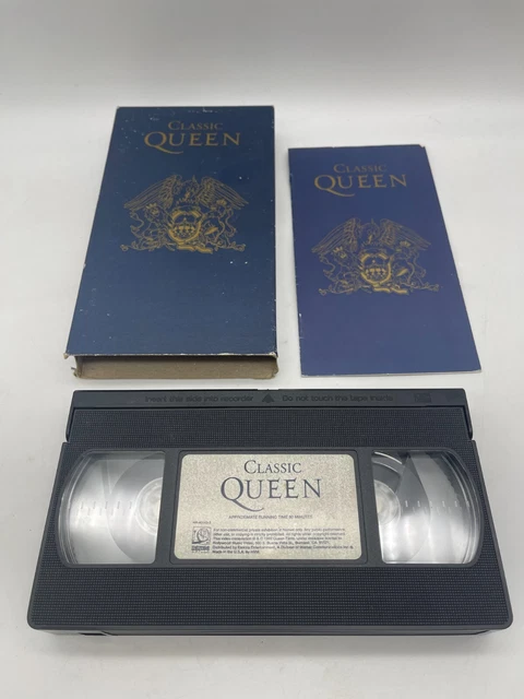 CLASSIC QUEEN 1992 VHS 17 Music Videos Includes Insert 1992 Queen Films ...