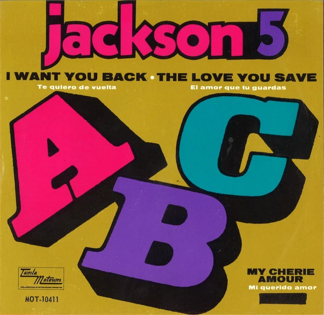MICHAEL JACKSON 5 ABC & I want you back (7" Single Mexique - 1970) EUR ...