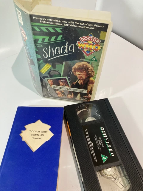 BBC DOCTOR DR Who Shada VHS Cassette with Script Book Tape Video RARE ...