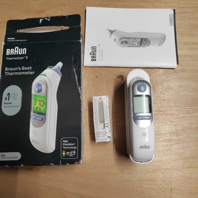 BRAUN THERMOSCAN 7 Ear thermometer | Age Precision Technology | Digital ...