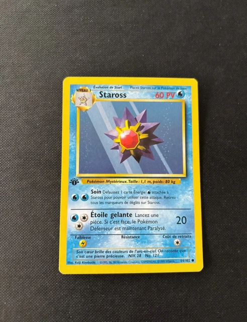 CARTE POKÉMON STAROSS Edition 1 - Wizards Set de base - 64/102 - Etat NM- EUR 18,00 - PicClick FR