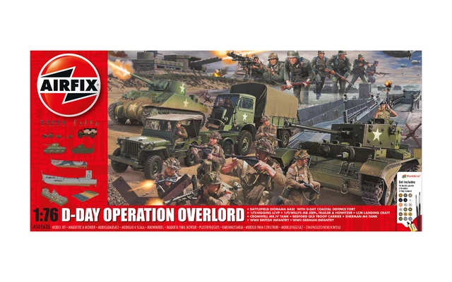 AIRFIX A50162A D-DAY Operation Overlord Set 1:72 Model Kit £68.82 ...