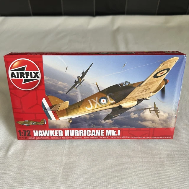 NEW AIRFIX A01010A 1:72 Scale Hawker Hurricane Mk.I Model Kit Boxed £10 ...