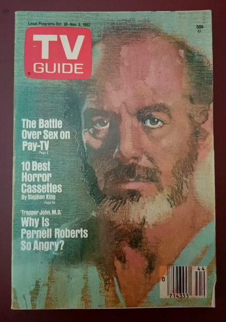 TV GUIDE: OCT. 30, 1982 - US Magazine - Stephen King, Pernell Roberts ...