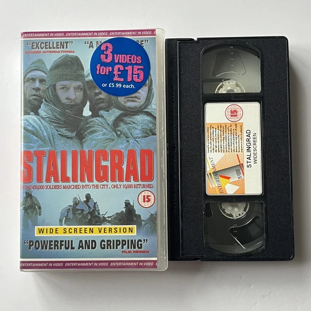 STALINGRAD (1993) GERMAN Anti-War Film - Joseph Vilsmaier - VHS Tape £6 ...