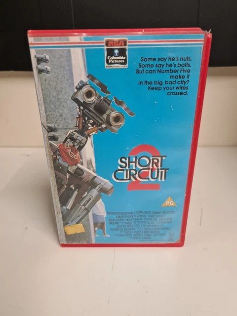 SHORT CIRCUIT 2 Vhs EX RENTAL BIG BOX TESTED UK PAL £15.00 - PicClick UK