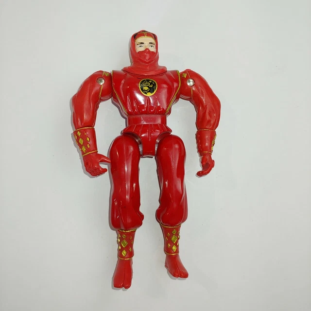 VINTAGE 1995 BANDAI Mighty Morphin Power Rangers MMPR Red Ninja Ranger ...