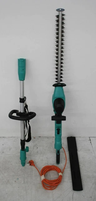 BERGMAN GREEN 240V Adjustable 2.8m Short & Tall Hedge Tree Trimmer w ...