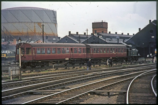 ORIGINAL RAILWAY COLOUR Slide Gloucester Station Chalford Auto Horton ...