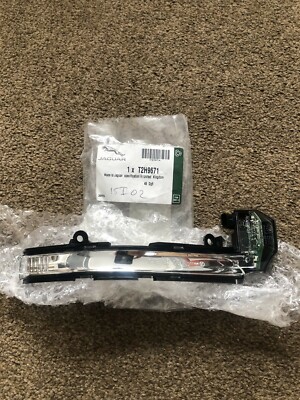 JAGUAR XK XF Xj F-Type I-Pace Mirror Indicator Signal Lamp !Genuine ...