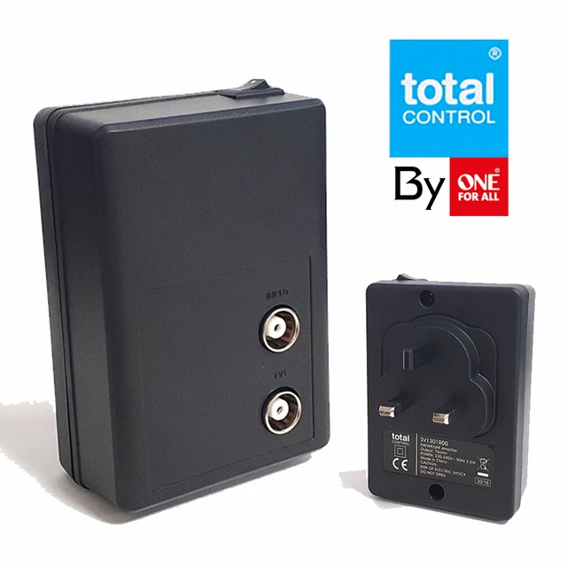 TOTAL CONTROL DIGITAL 1 Way 20dB High Gain Booster Amplifier Splitter ...