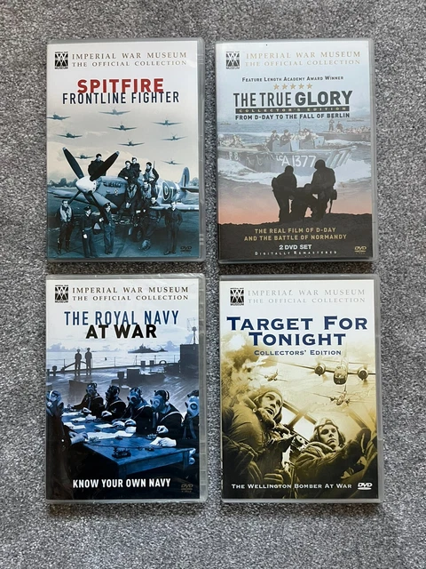 FOUR IMPERIAL WAR MUSEUM WW2 DVDs, SPITFIRE, WELLINGTON BOMBER £11.11 ...