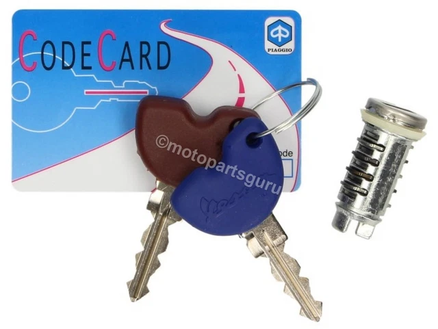 1B004727R CLÉS DE serrure de cylindre d'allumage OEM pour Vespa GT60 ...