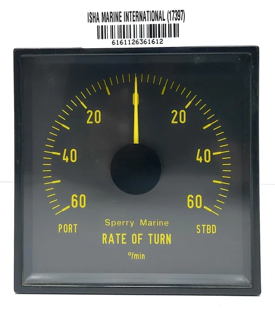 SPERRY MARINE KLPQ144 PORT STBD Rate Of Turn Meter (D3v144S) £148.04 ...