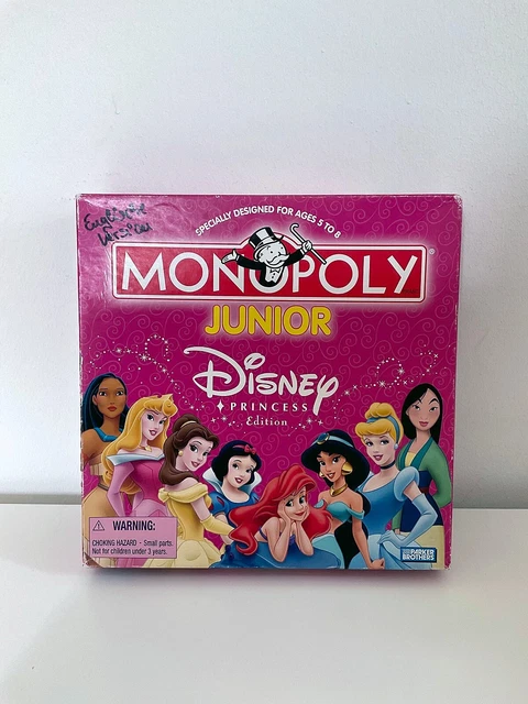 MONOPOLY JR JUNIOR Disney Princess Edition Parker Brothers & Hasbro EUR ...