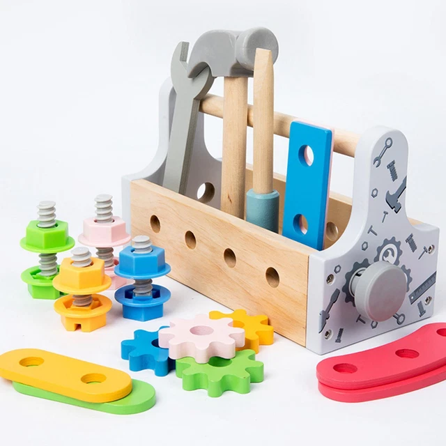 ENSEMBLE D'OUTILS EN bois pour tout-petits pour compter les compétences ...