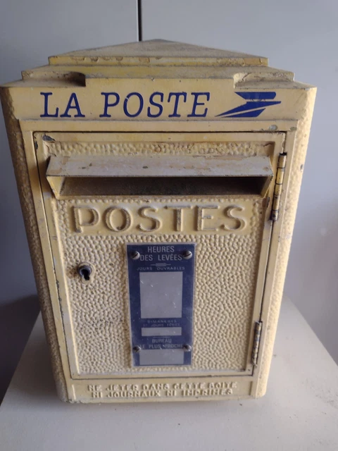 BOITE AUX LETTRES ancienne PTT la poste 1969 reformée dejoie EUR 193,00 ...